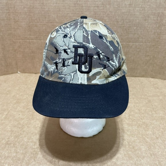 Accessories | Vintage Ducks Unlimited Strapback Hat Camouflage Cap ...